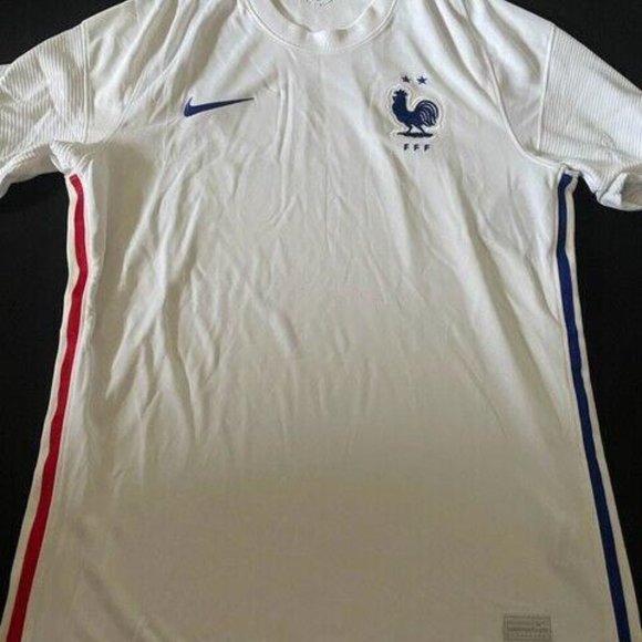 Nike | Other | Nike Men France Away Breath Shirt Stadium White Football ...